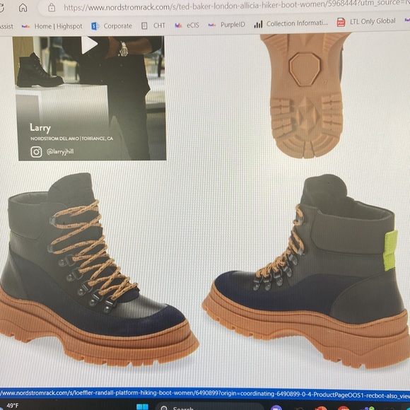 Ted Baker London | Shoes | Nwt Ted Baker Allicia Womens Hiker Boot ...